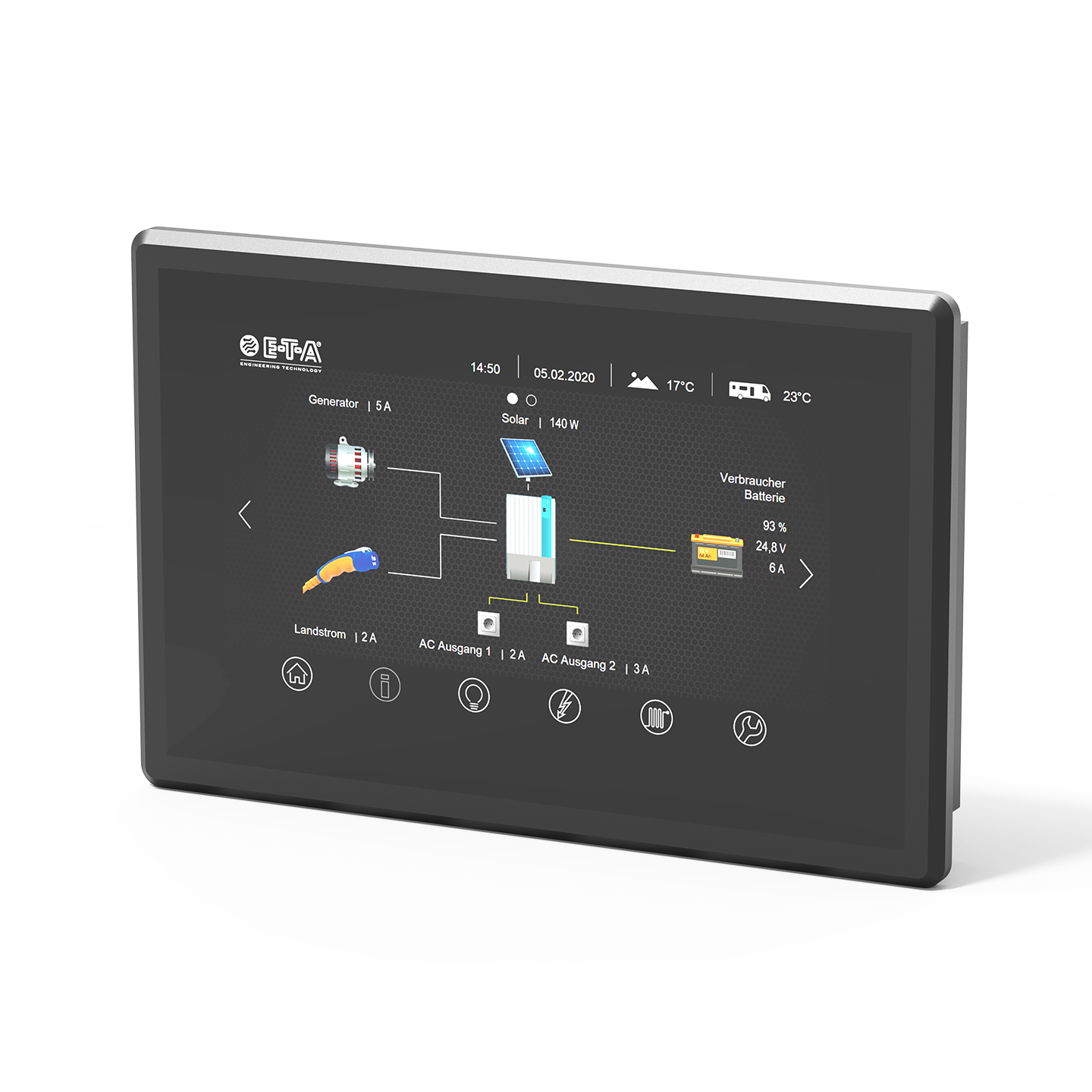 PowerPlex® Touch Panel 7.0ʺ TP071 | E-T-A